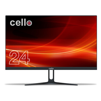 CELLO 24" inch Full HD LED Monitor 8.5ms 3000 Contrast Flicker Free ...