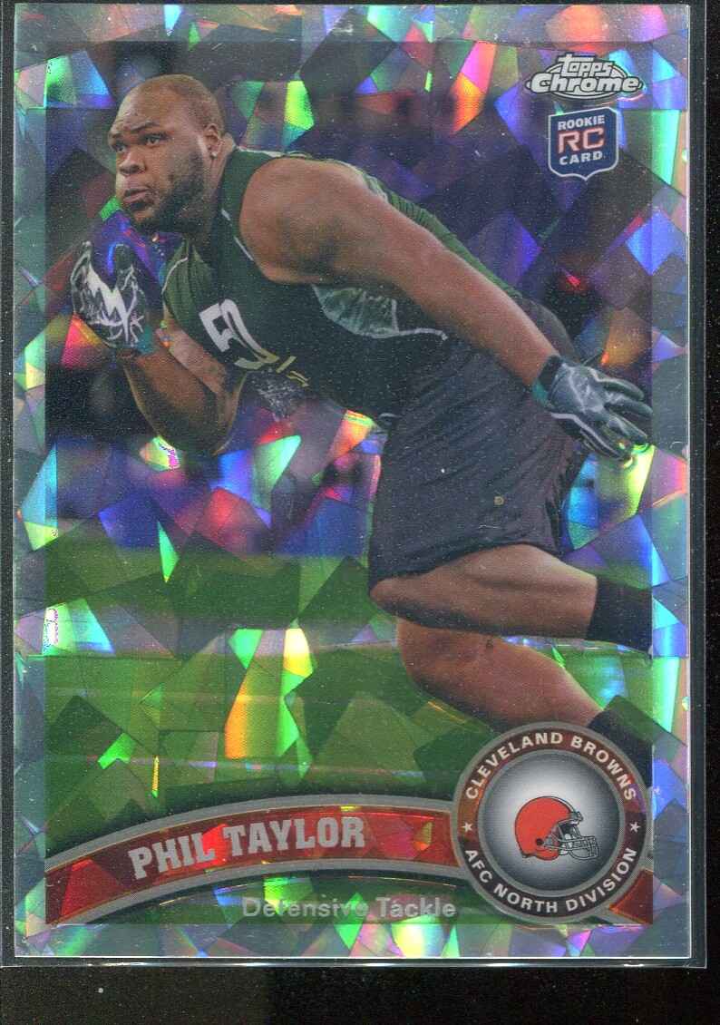 2011 Topps Chrome Crystal Atomic Refractors #126 Phil Taylor RC Card ...