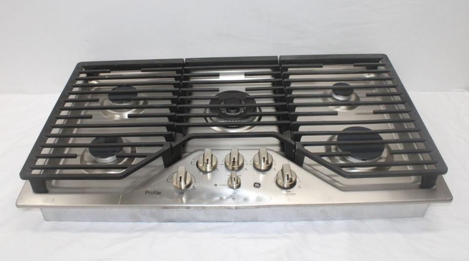 GE Profile PGP9036SLSS 36" Built-In Gas Cooktop in Stainless Steel | eBay