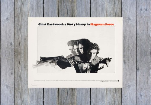 1973 MAGNUM FORCE VINTAGE ACTION MOVIE POSTER PRINT STYLE C 27x36 9 MIL ...