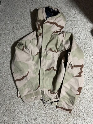 US Military Chemical Protective NFR Overgarment Camo Coat Size Medium ...