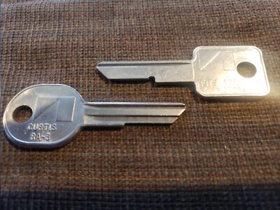 1985-1989 AMC AMERICAN MOTORS Jeep Key Blanks RA5 RA3 | Pair | Curtis ...