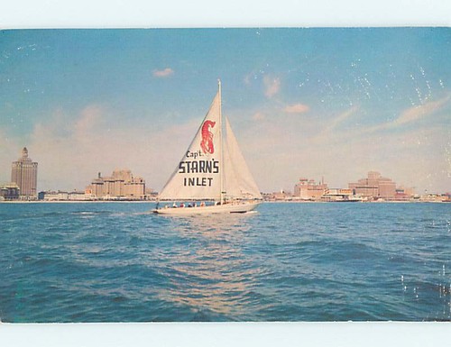 Pre-1980 AD ON SAILBOAT FOR STARN'S RESTAURANT Atlantic City New Jersey ...