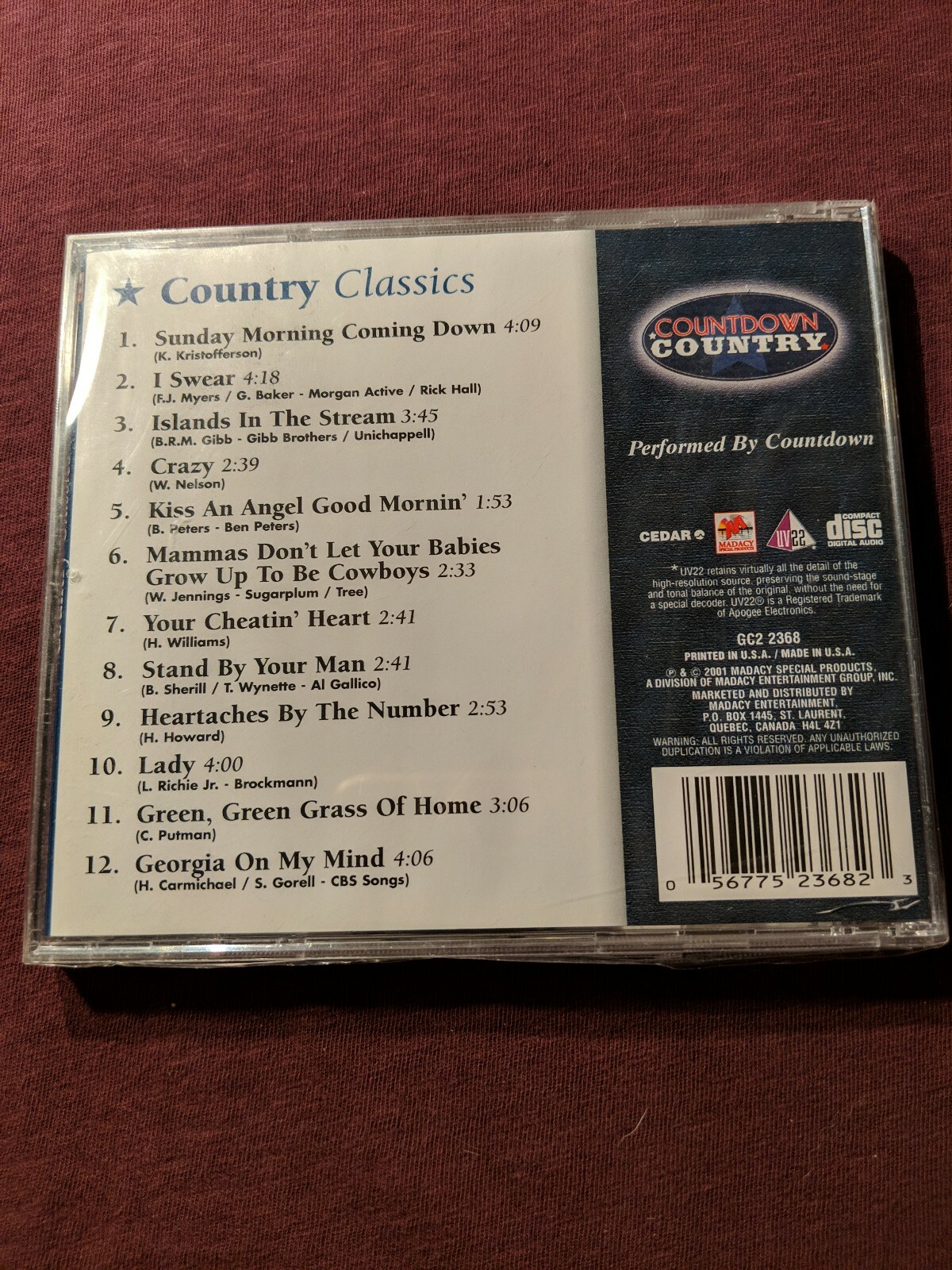 Countdown Country: Country Classics, Countdown, BRAND NEW SEALED ...