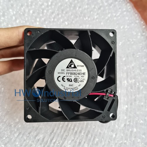 1PC Delta FFB0824EHE 8cm 24V 0.75A Inverter Cooling Fan Size 80*80*38 ...