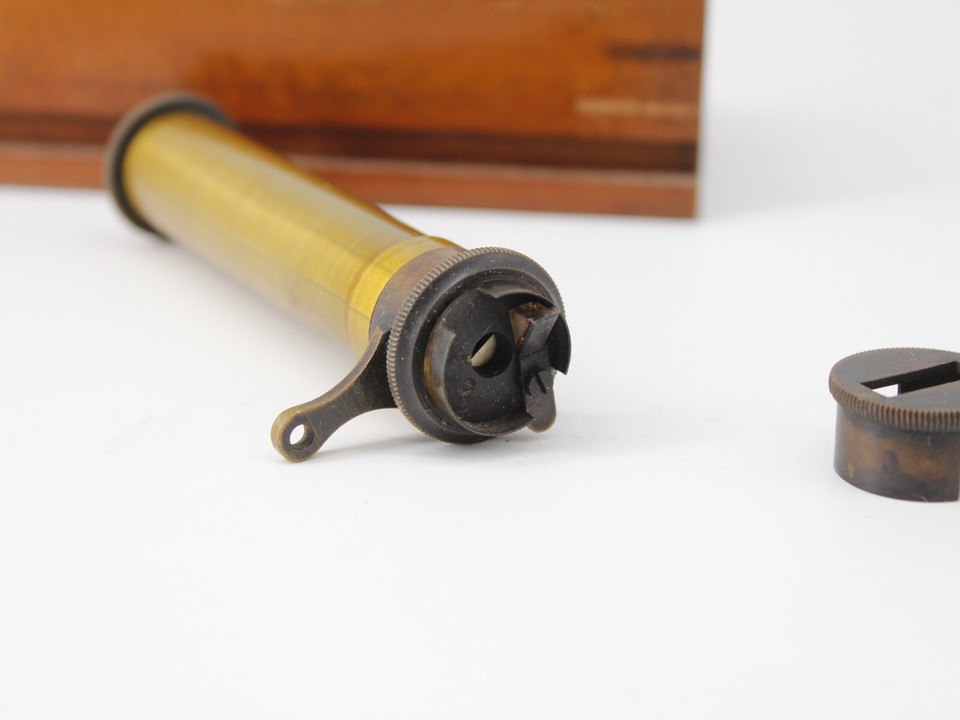 Antique Brass Microscope Pocket Spectroscope #TG7 | eBay