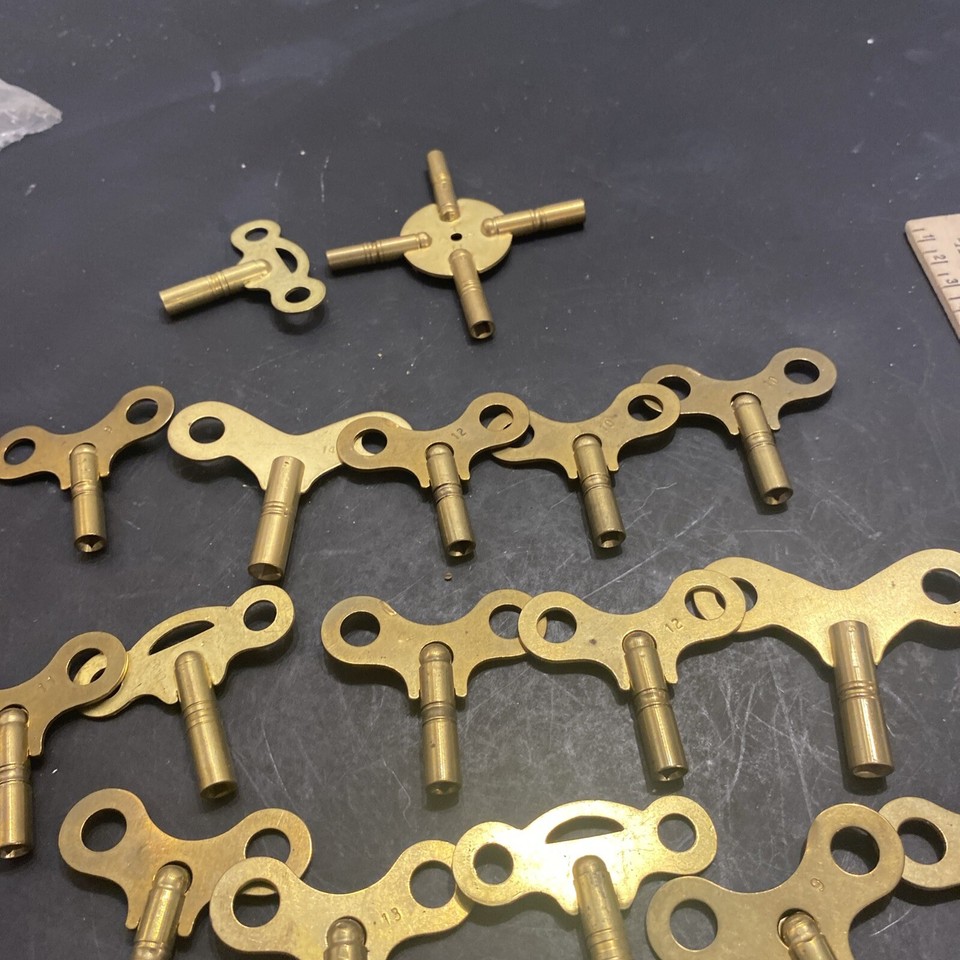 17 Key Clockwork Key for Tin Toys, Toy Trains, Vehicles, Watches, LD 7 ...