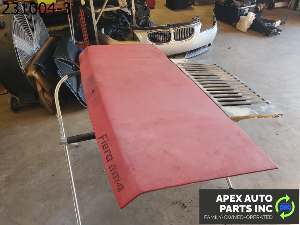 *LOCAL PICKUP* 1984 Pontiac Fiero ORIGINAL REAR DECK LID TRUNK HATCH ...