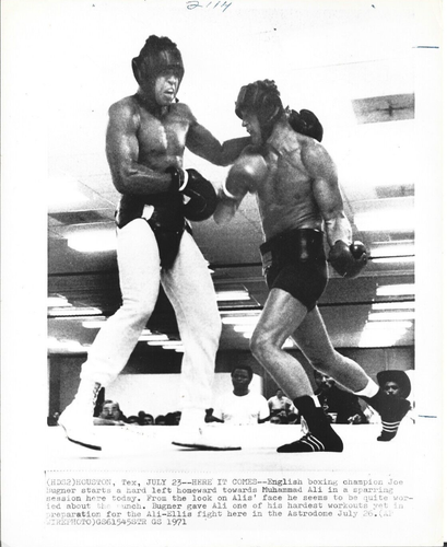 MUHAMMAD ALI VS JOE BUGNER 1971 Vintage Boxing Press/Wire Original ...