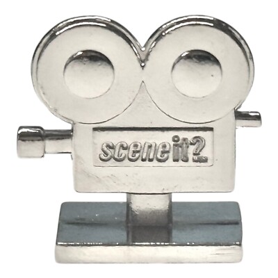 Scene It Pawn Mover Token Chrome Metal Finish - Movie Projector | eBay