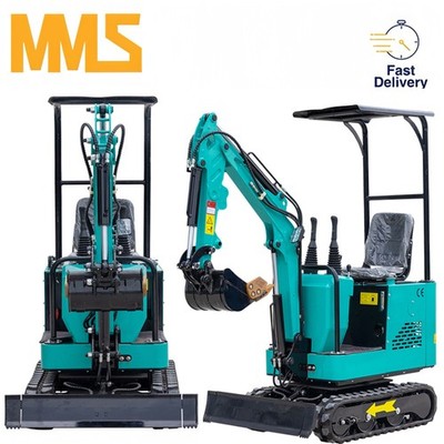 MMS Mini Excavator 1Ton Digger | 13.5HP | 360° Rotation | Roll Cage ...
