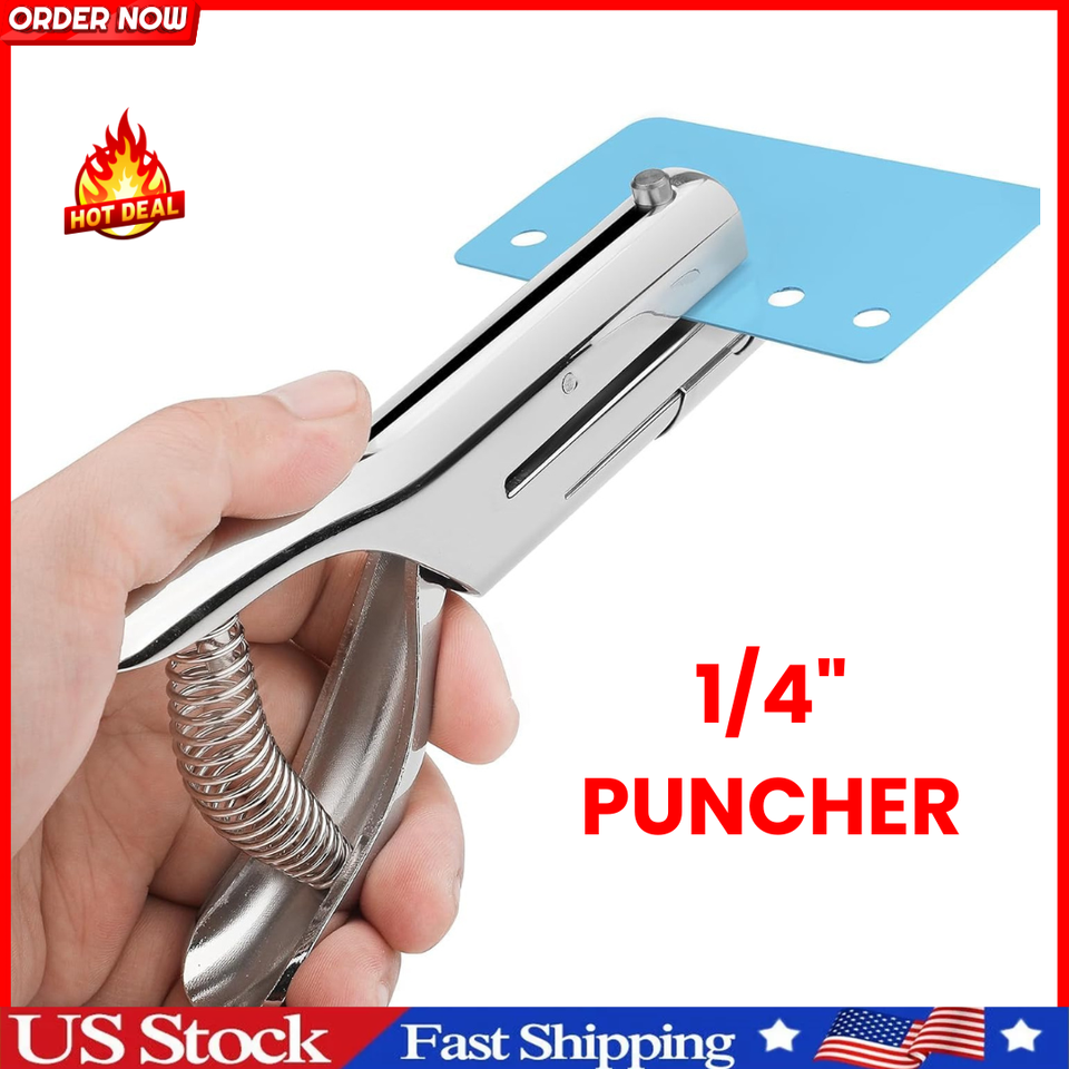 Heavy Duty Hole Punch Single One Hole Puncher Paper Hole Punch Long ...