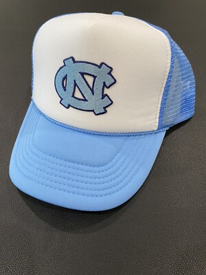 UNC North Carolina Tar Heels NC Logo Hat Cap Trucker Foam Mesh Snapback ...