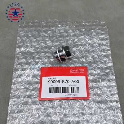 New For Honda/Acura Engine Oil Pan Drain Bolt Plug with Washer 90009 ...