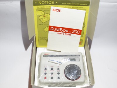 Label Makers - Kroy Duratype