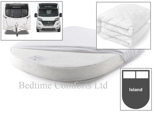 CARAVAN / MOTORHOME ISLAND BED "FITTED" MATTRESS PROTECTOR | eBay UK