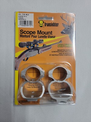 Ironsighter See Thru Scope Mount Model 715 MLS, Rem 700 Stainless | eBay