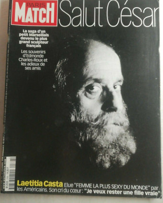 Magazine Paris-Match N°2586 17 déc 1998 Salut César, Laetitia Casta ...