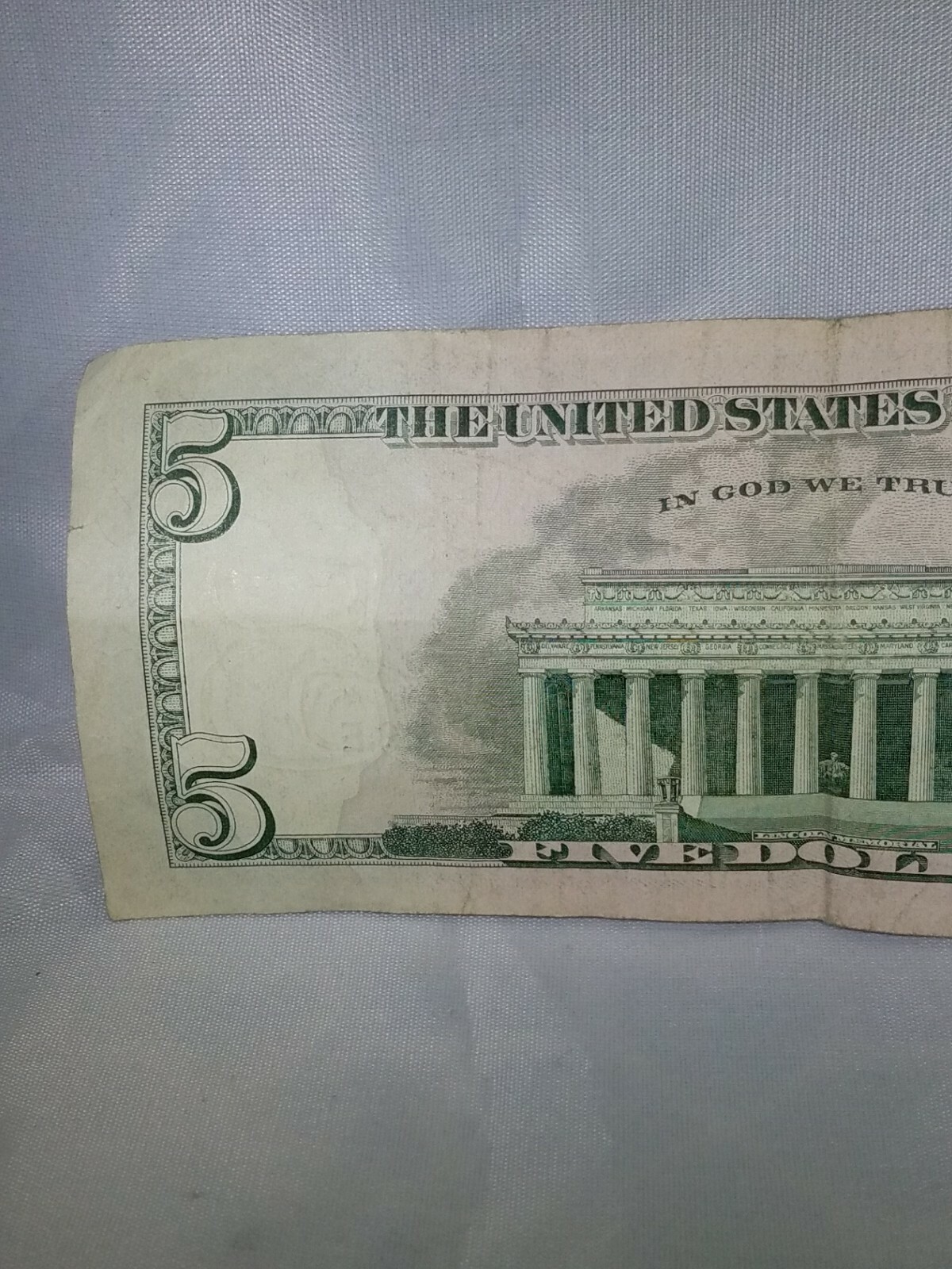 2013 $5 FANCY MONEY SERIAL NUMBER BINARY BILL CURRENCY 5 IN ROW MF ...