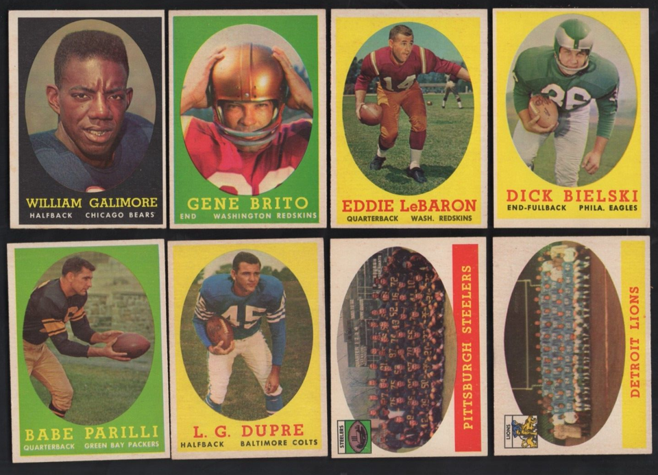 1958 Topps Football Complete Set NRMT 6 Keys SGC Graded Jim Brown RC | eBay