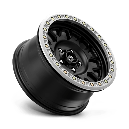 KMC KM234 Grenade Desert Beadlock Satin Black Rims: 17x8.5, 6x139.7/6x5 ...
