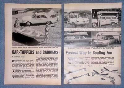 1969 Roof-Rack Vintage Info Article "Car-Toppers and Carriers: Easiest ...
