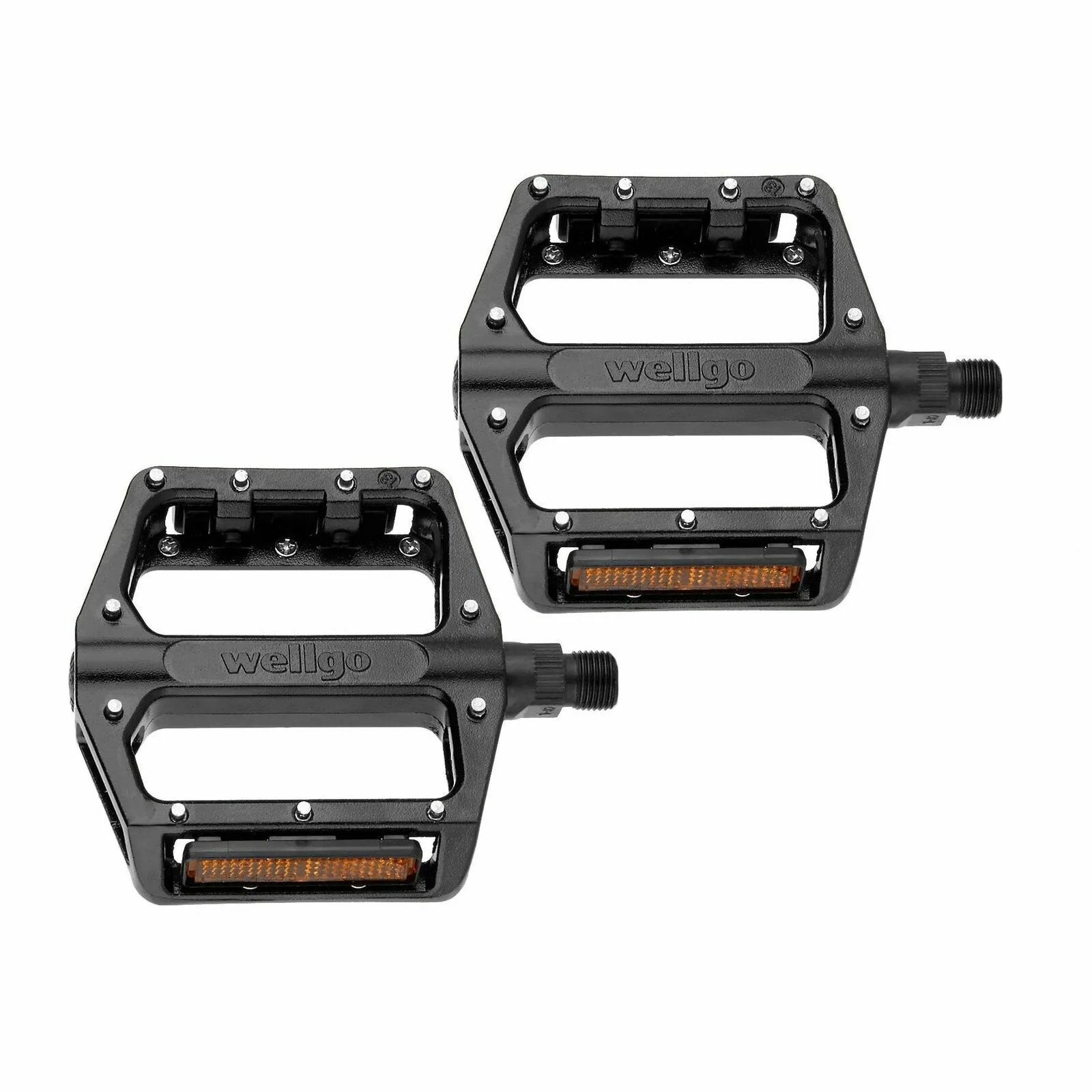 Wellgo B087U Aluminum Platform Pedal Set 9/16" Mountain Bike BMX ...