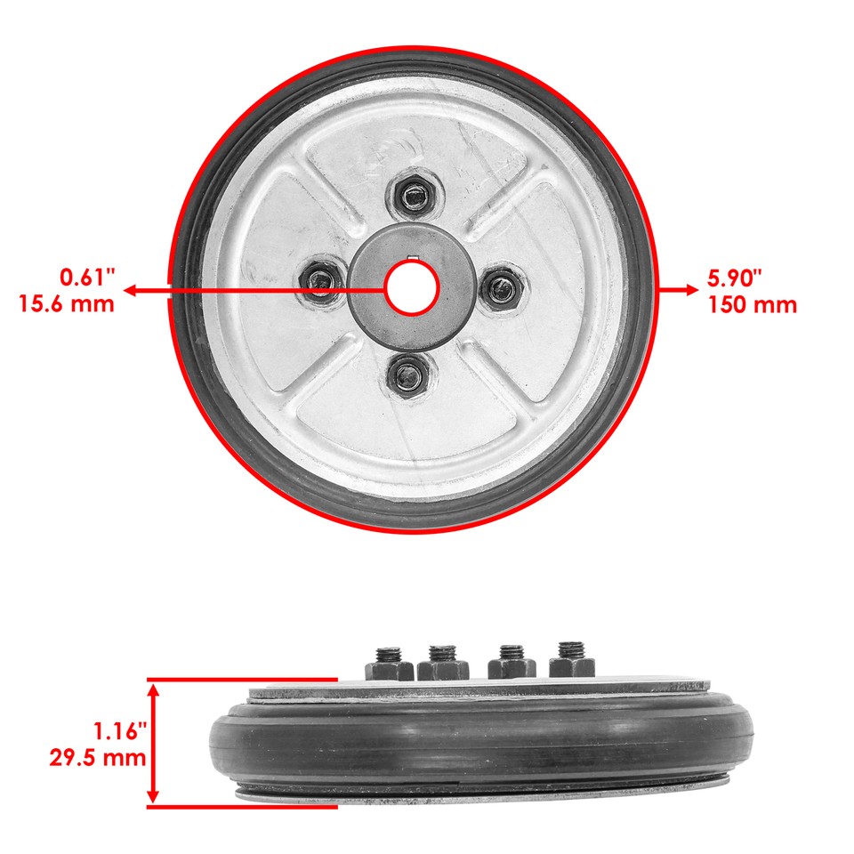 7600208YP Clutch Drive Disc For Briggs & Stratton Murray Simplicity ...
