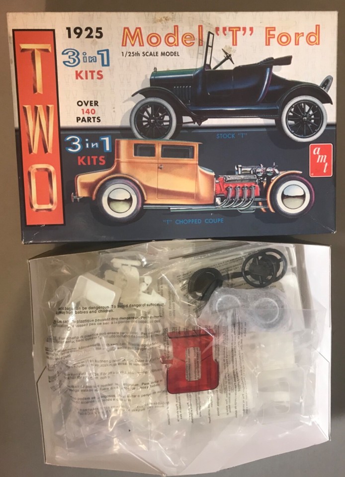 AMT 1925 MODEL "T" / "T " CHOPPED COUPE MODEL KIT AMT626 (SP-2010) | eBay