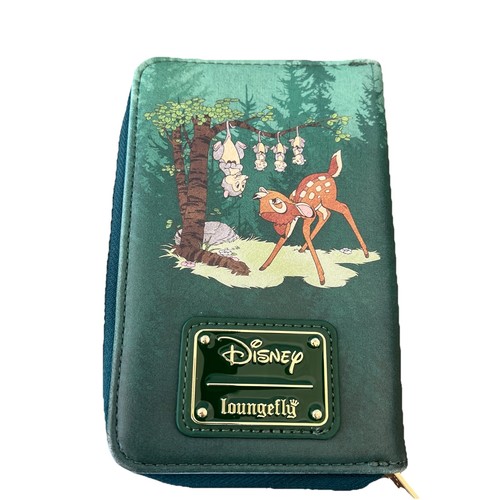 Loungefly DISNEY Bambi Classic Book Zip Around Wallet Thumper, Flower ...
