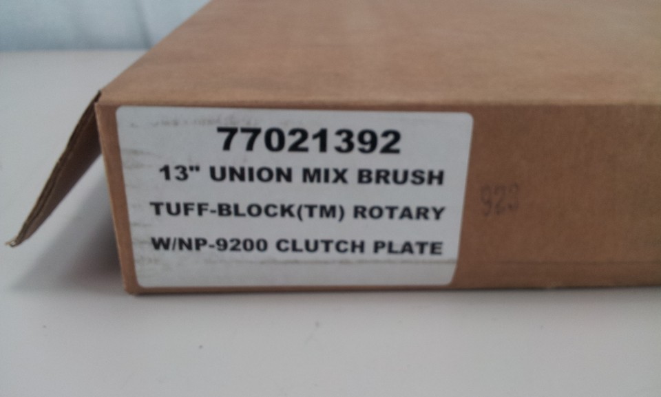 Malish 770213 13" Union Mix Floor Polisher Brush With NP-9200 Clutch ...