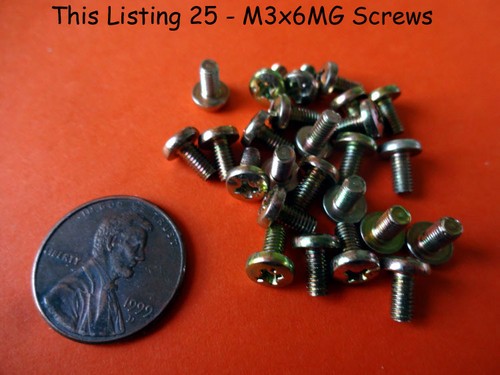 25 Vintage Sansui Receiver/ Amp/Tuner Machine Thread JIS Screws M3x6 ...