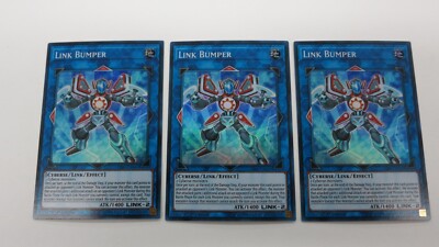 3x LINK BUMPER PLAYSET 1ST EDITION CIBR-EN043 SUPER RARE YUGIOH NM UNPLAYED | eBay