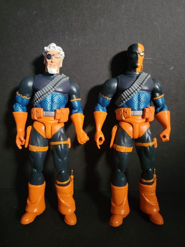DC UNIVERSE CLASSICS WAVE 3 DEATHSTROKE 6” FIGURE Lot Of 2 B4 No ...