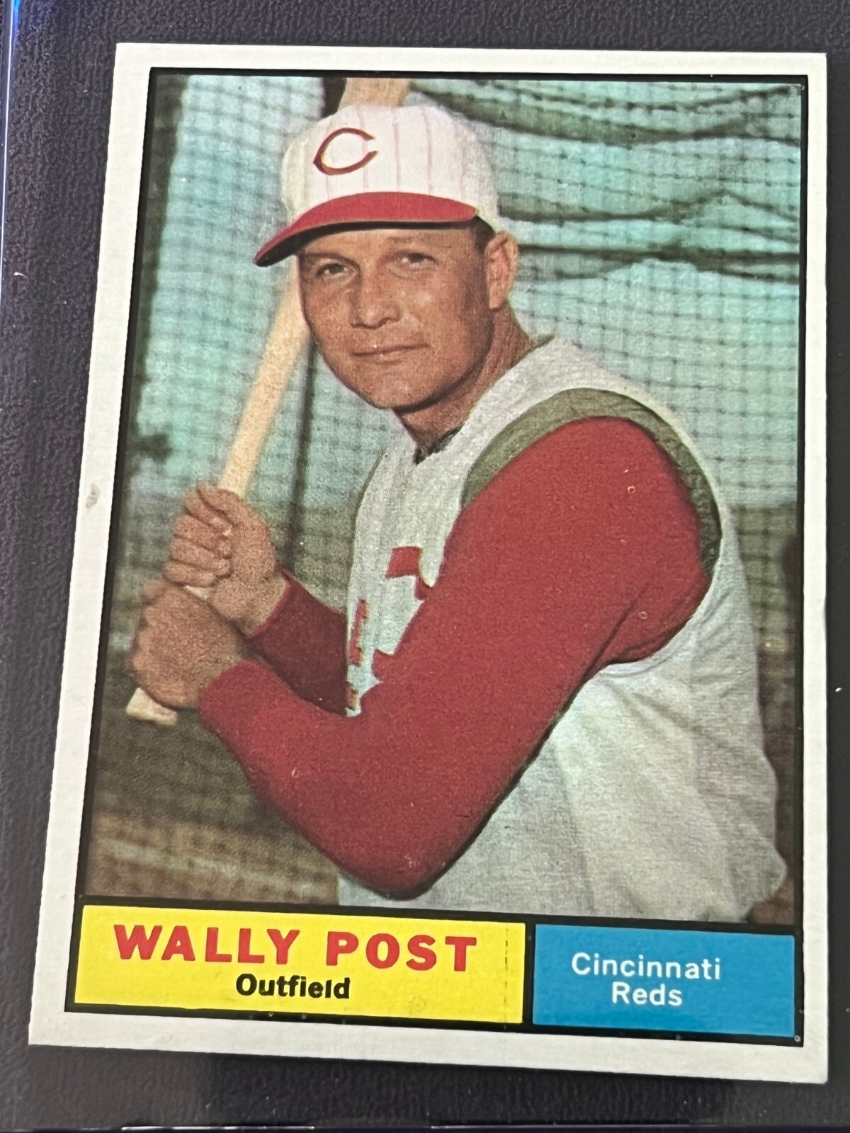 1961 Topps Wally Post Cincinnati Reds #378 NM Nicely Centered | eBay