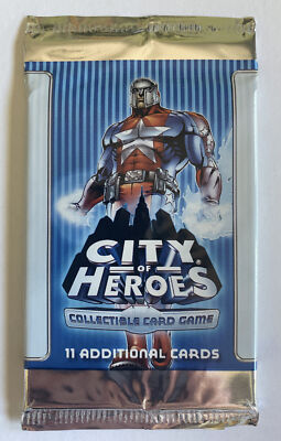 City of Heroes Base Set Booster TCG CCG Trading Card Game AEG 2005 NEW ...