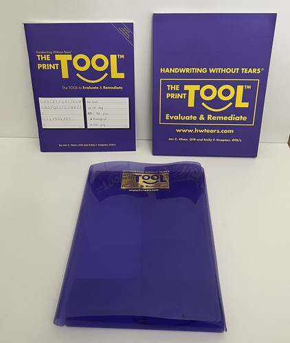 The Print Tool : Evaluation and Remediation Package For Handwriting ...