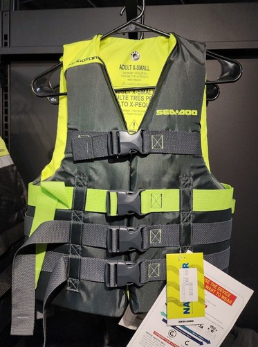 New Sea-Doo Navigator Yellow PFD/Life Jacket Unisex | eBay