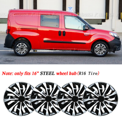 For Ram ProMaster City 16" R16 Steel Wheel Rim 4PCS ABS Hub Caps ...