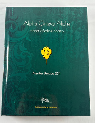 Alpha Omega Alpha Honor Medical Society Membership Directory 2011 | eBay