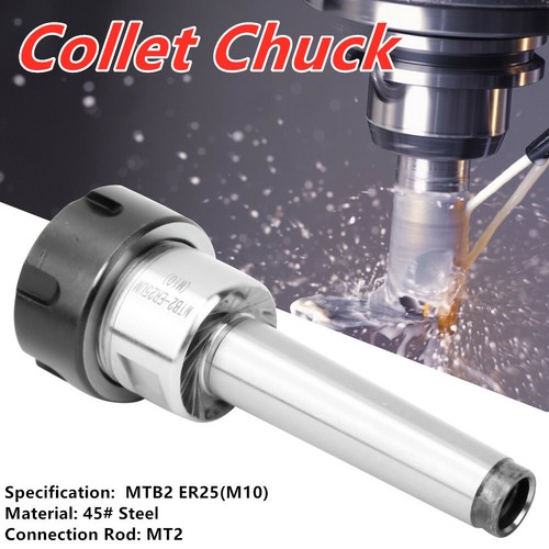 ER25 MT2 Collet Chuck M10 Thread CNC Milling Tool CNC Collet Chuck ...