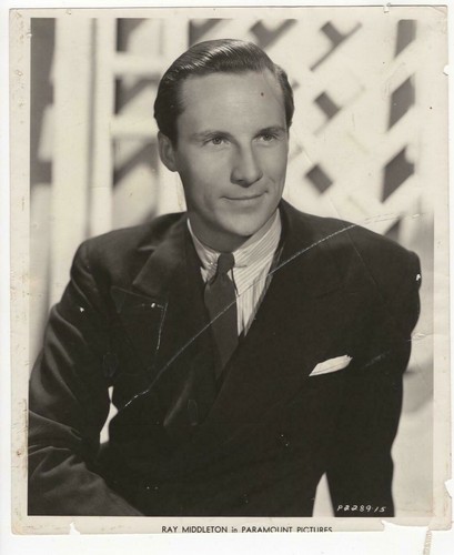 Ray Middleton HANDSOME PORTRAIT PUBLICITY 1940s PARAMOUNT ORIG VINTAGE ...