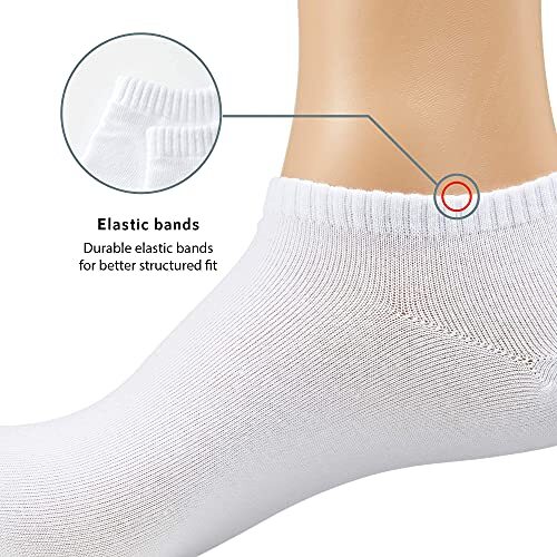 Women's and Men's 10 Pairs Thin Cotton Low Cut Ankle Socks White multipack | eBay