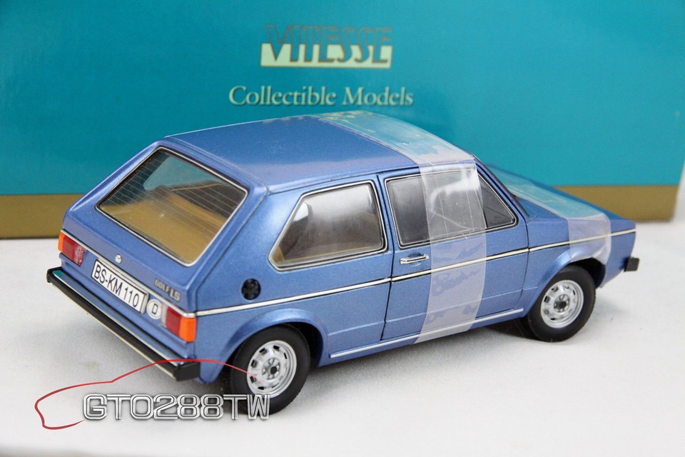 Vitesse 1:18 scale Volkswagen VW Golf 1 LS 1974 Rabbit(Blue) DieCast ...