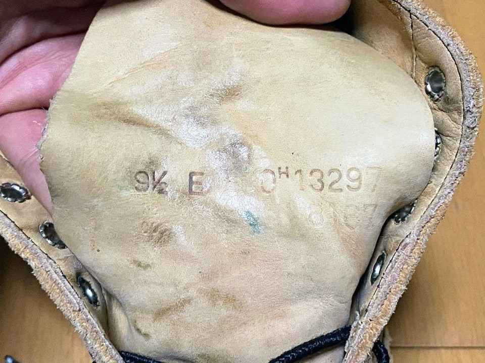 Red Wing Boots 8167 6-inch Plain Toe US:9.5E Leather Beige 051113d | eBay