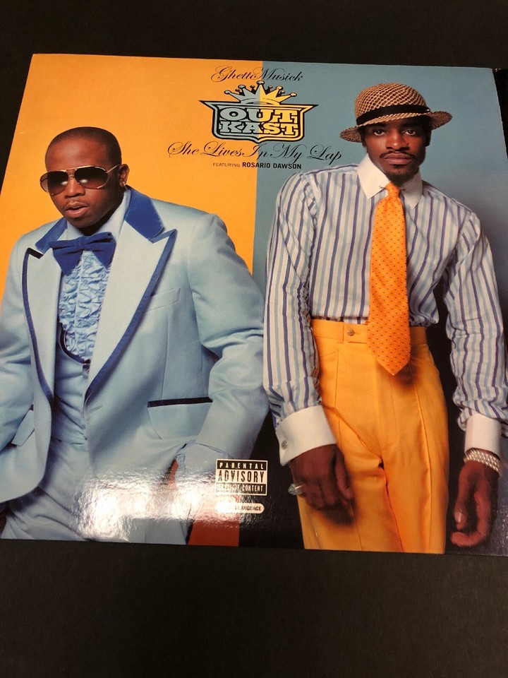 OUTKAST - GHETTOMUSICK b/w SHE LIVES IN MY LAP (12") 2003 VINLY RECORD ...