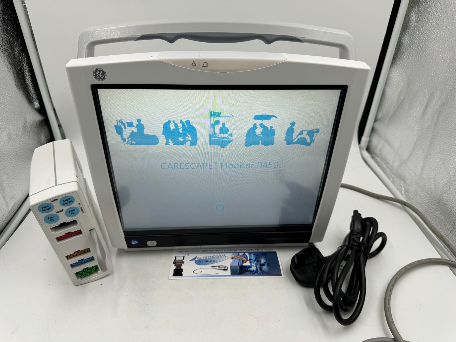 GE Carescape B450 Monitor touchscreen module Critical CARE 2 ECG SPO2 ...