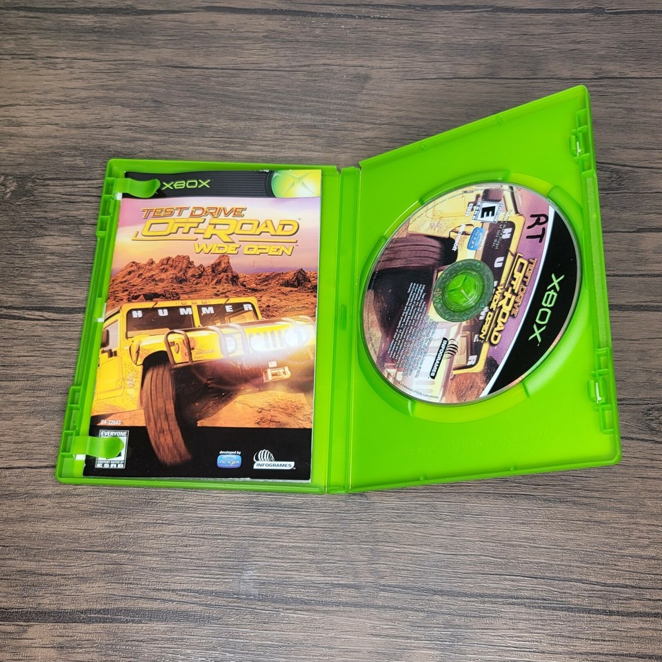 Test Drive Off-Road: Wide Open (Microsoft Xbox, 2001) COMPLETE CIB ...