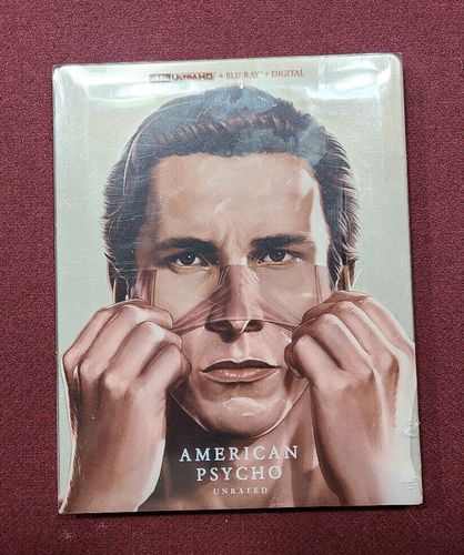 American Psycho (4K/Blu-ray/Digital) - Walmart Exclusive Steelbook ...