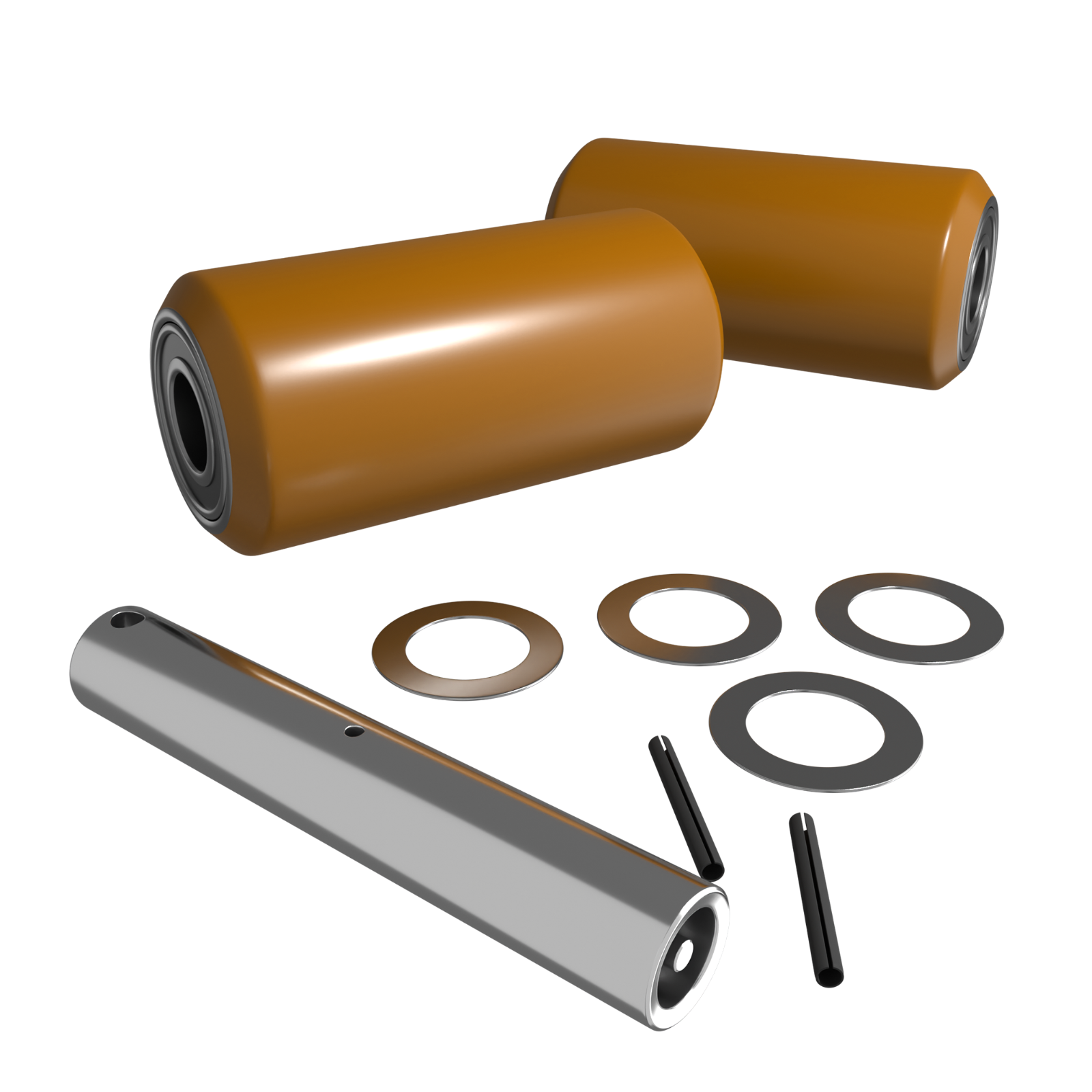 Electric Pallet Jack Load Wheel Kit Toyota 8HBW23 w Durarun 95A Poly ...